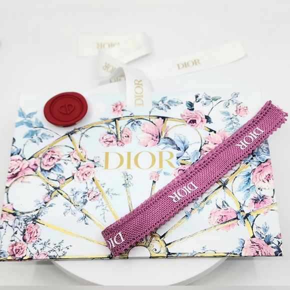 Dior | Holiday | Dior Limited Edition Gift Bag Ribbon And Sticker Nwot ...